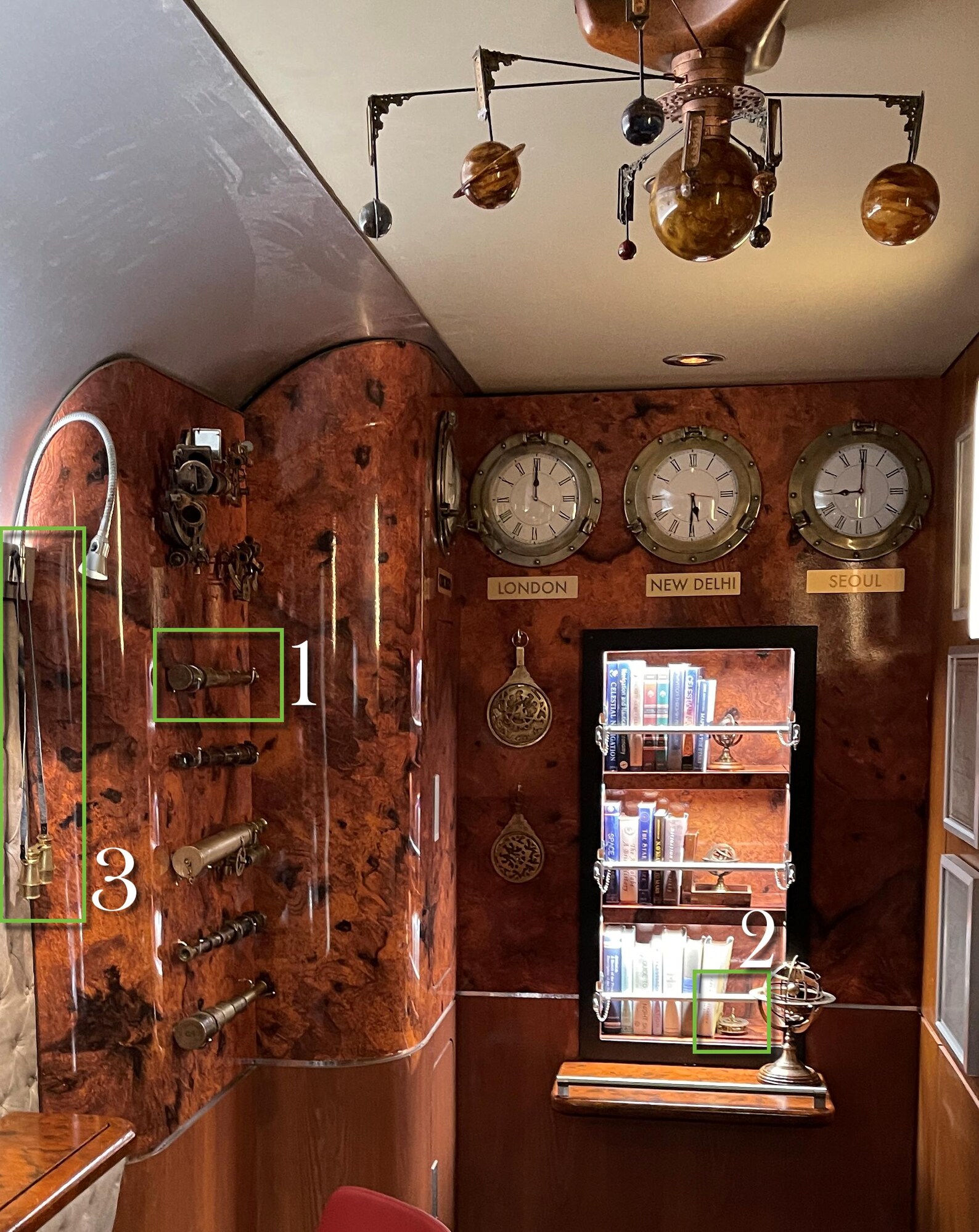 SNOWPIERCER TV SERIES Library Car Set Dressing Brass Props Memorabilia ...