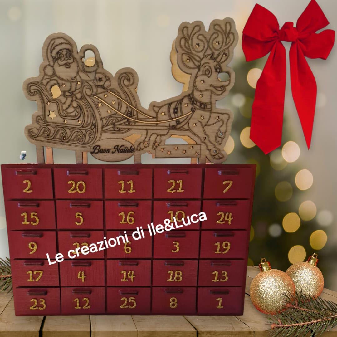 Advent Calendar With LED Lights / Customizable Lightburn Project ...