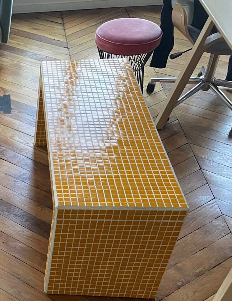 Tile Bench/coffee Table Handmade - Etsy