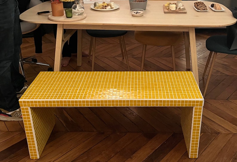 Tile Bench/coffee Table Handmade - Etsy