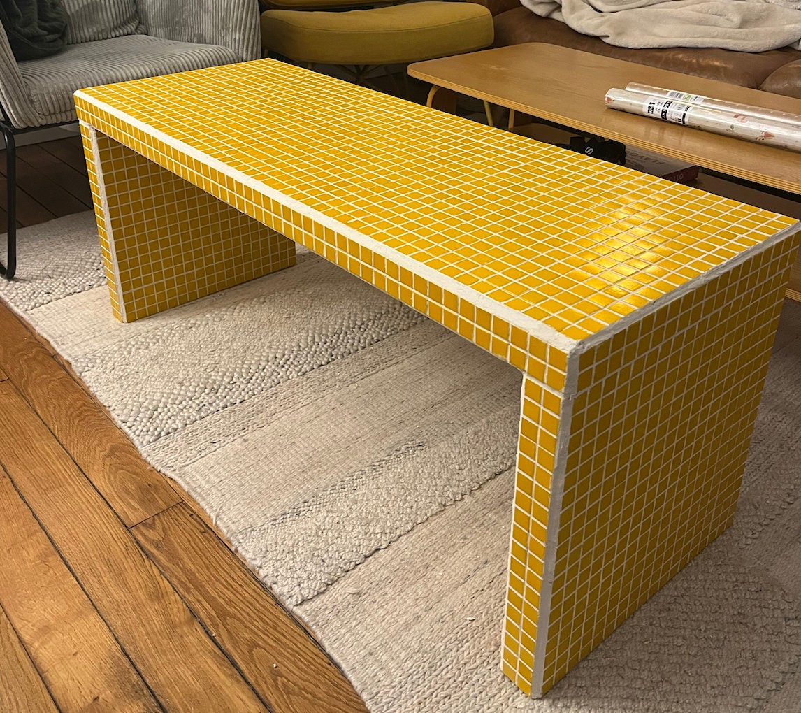 Tile Bench/coffee Table Handmade - Etsy