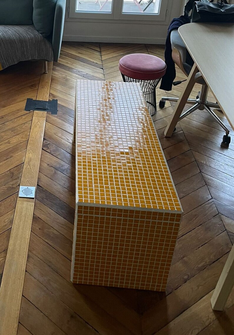 Tile Bench/coffee Table Handmade - Etsy