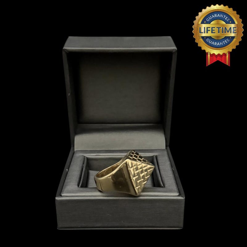 Pyramid Ring - Etsy UK