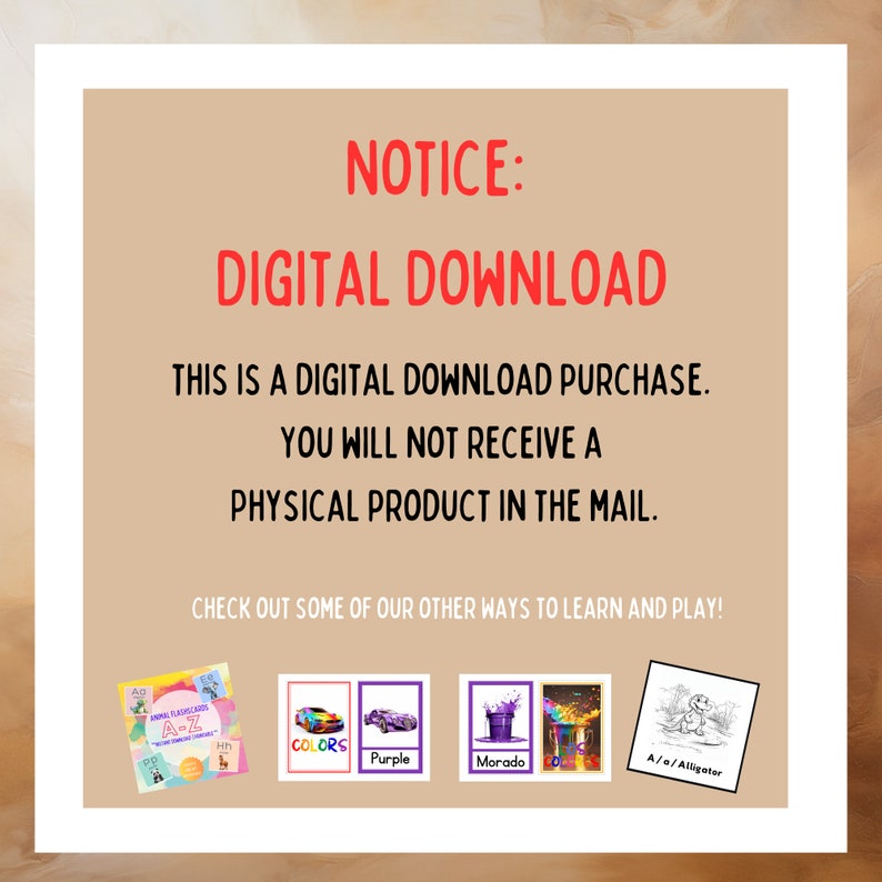 ABC Animal Flashcards for Kids | Alphabet | Animals | Small & Large ...