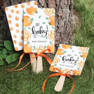 Baby Shower Fans Personalized Hand Fans for Guest Gender Reveal Party ...