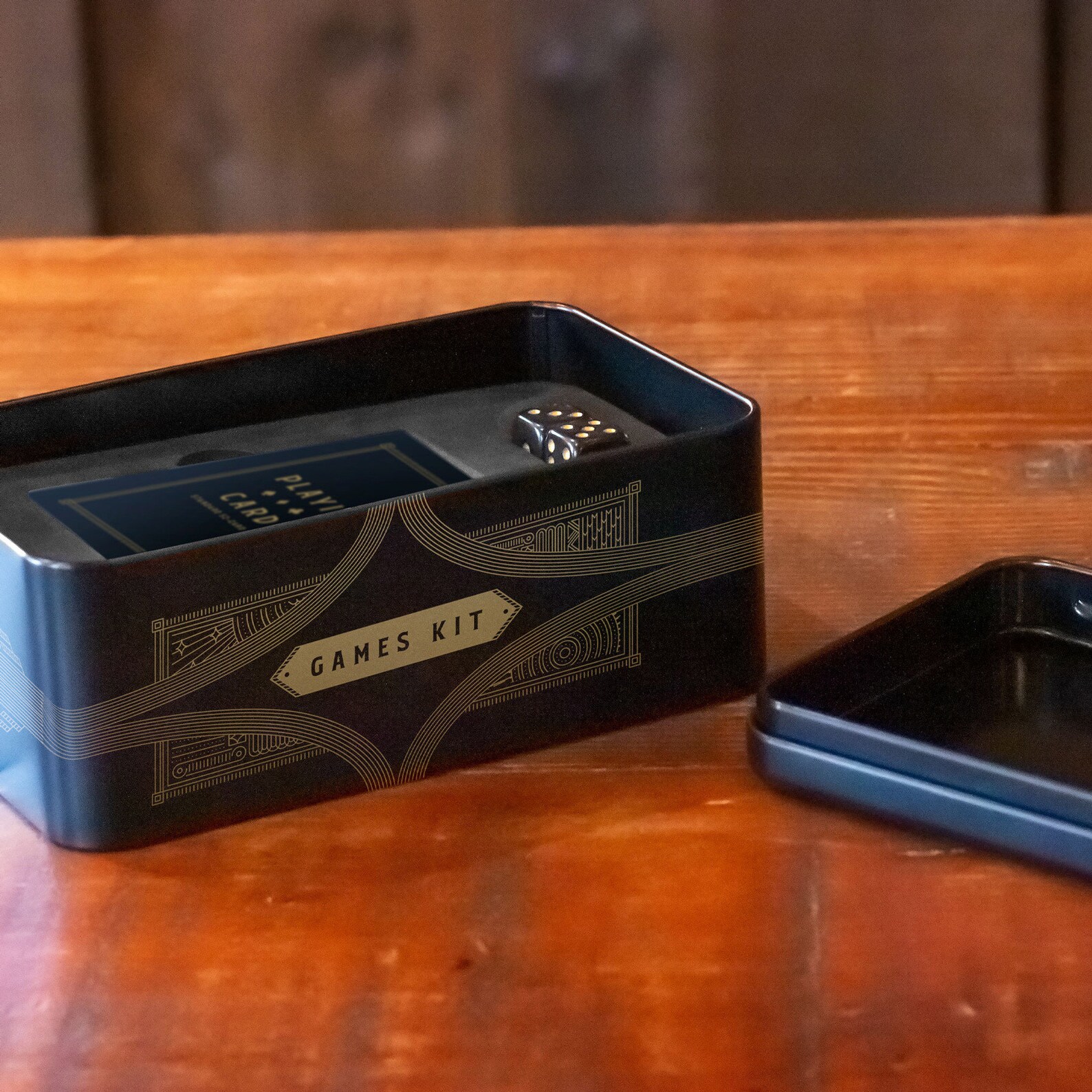 Travel Game Kit Playing Cards Gift Dice Set Dominoes Game for Family ...