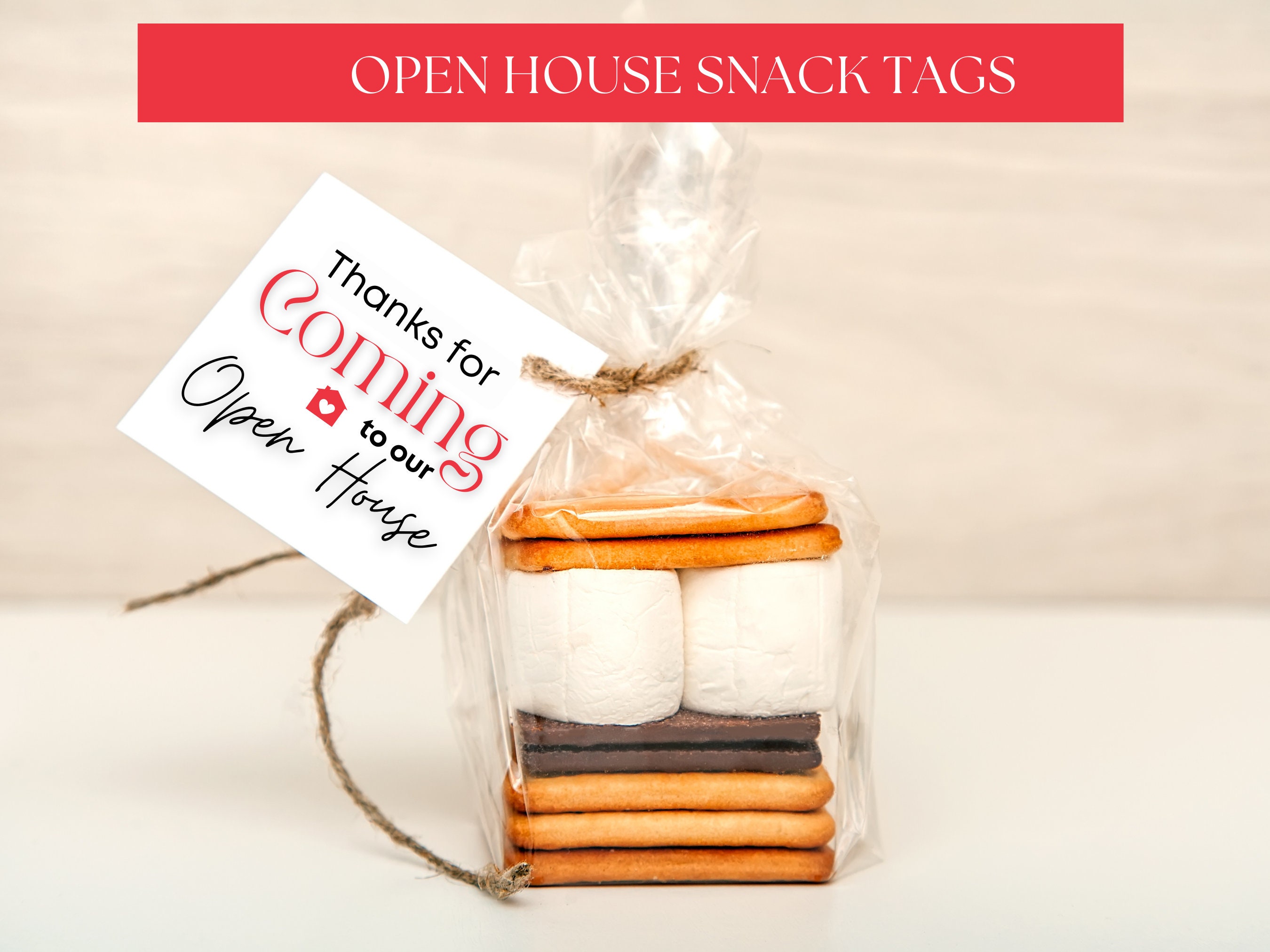 Happy Valentine's Day Real Estate Open House Tag. Instant Download ...