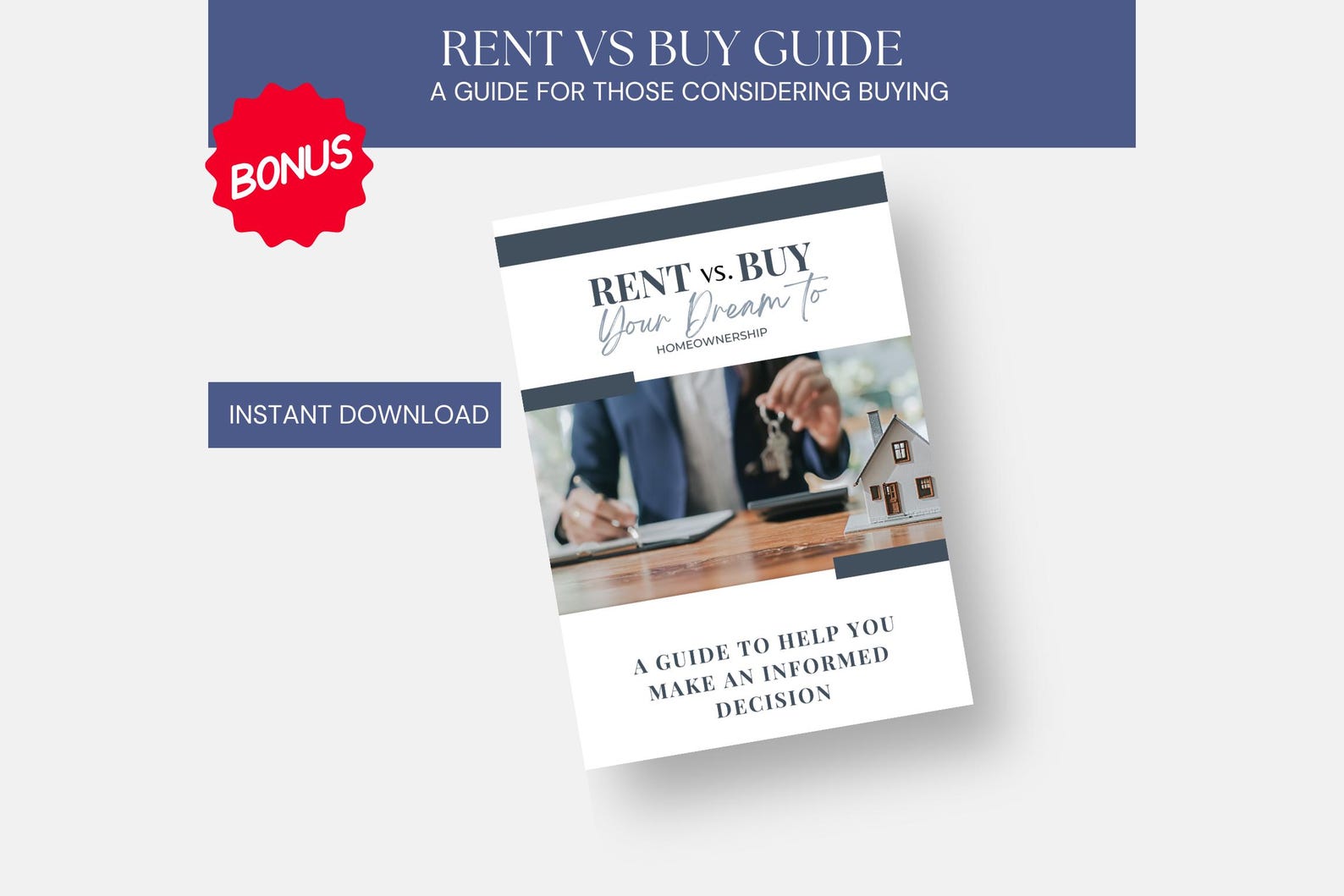 Renters to Buyers Postcard | Digital Download for Realtors | Bonus Rent ...