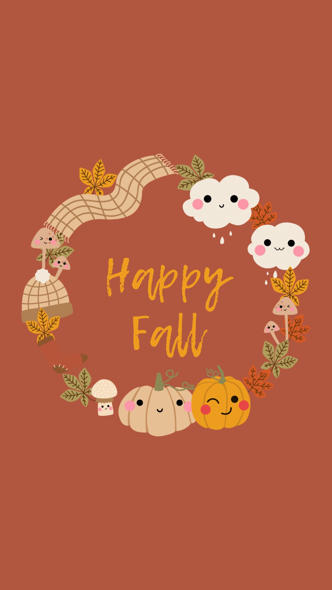 Printable Happy Fall Poster - Etsy