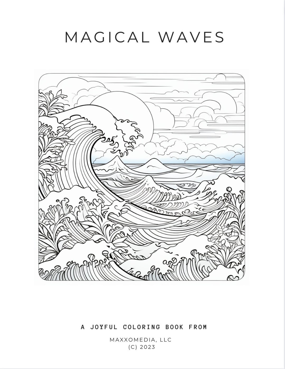 Magical Waves Coloring Book - Etsy
