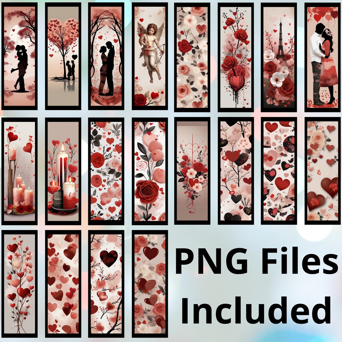 Japandi PNG Bundle Bookmarks Png Printable Bookmark SVG Bundle Cricut ...