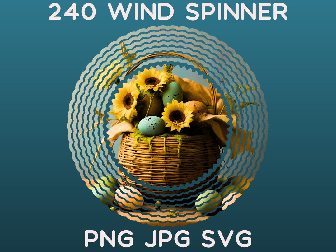 240 Easter Wabi Sabi SVG Art Garden Wind Spinner Designs PNG Clipart ...