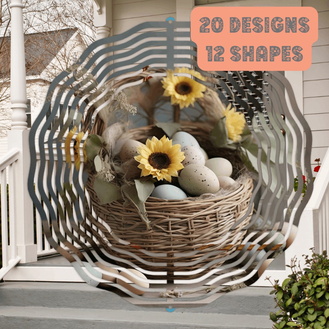 240 Easter Wabi Sabi SVG Art Garden Wind Spinner Designs PNG Clipart ...