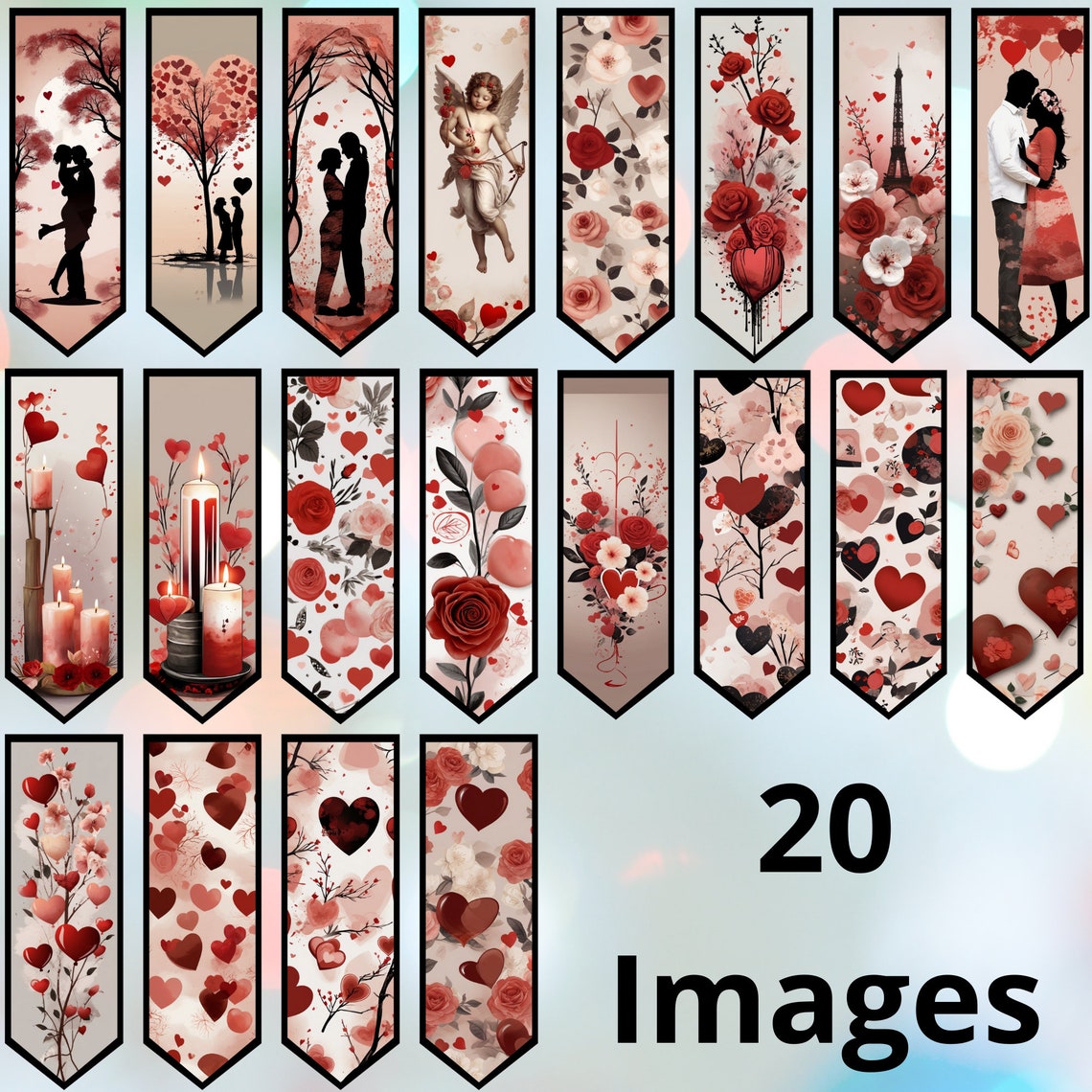 Japandi PNG Bundle Bookmarks Png Printable Bookmark SVG Bundle Cricut ...