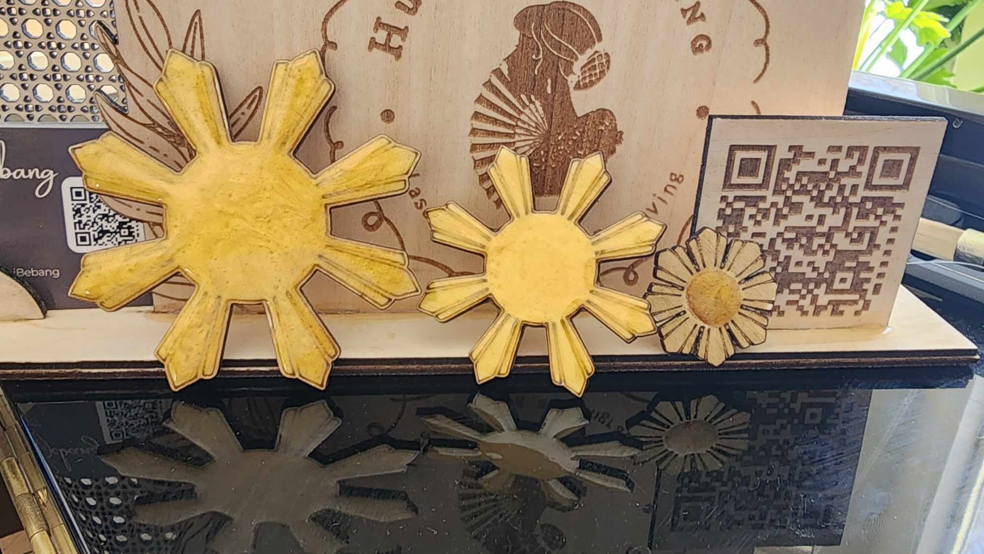 Filipiniana Star Sun - Filipiniana Dress Brooch Pin - Filipiniana Gala ...