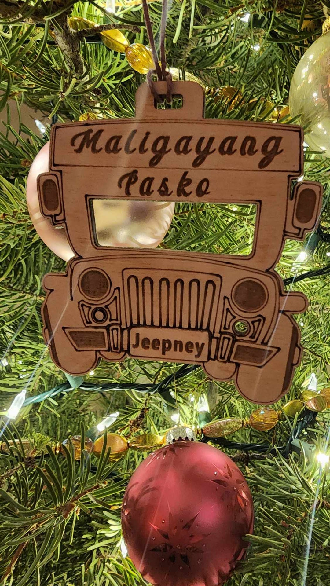 Filipiniana Jeepney - Philippines Jeep - Filipino Parol Ornaments ...