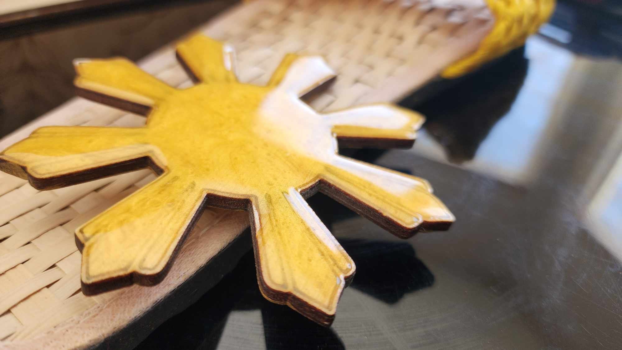 Filipiniana Star Sun - Filipiniana Dress Brooch Pin - Filipiniana Gala ...