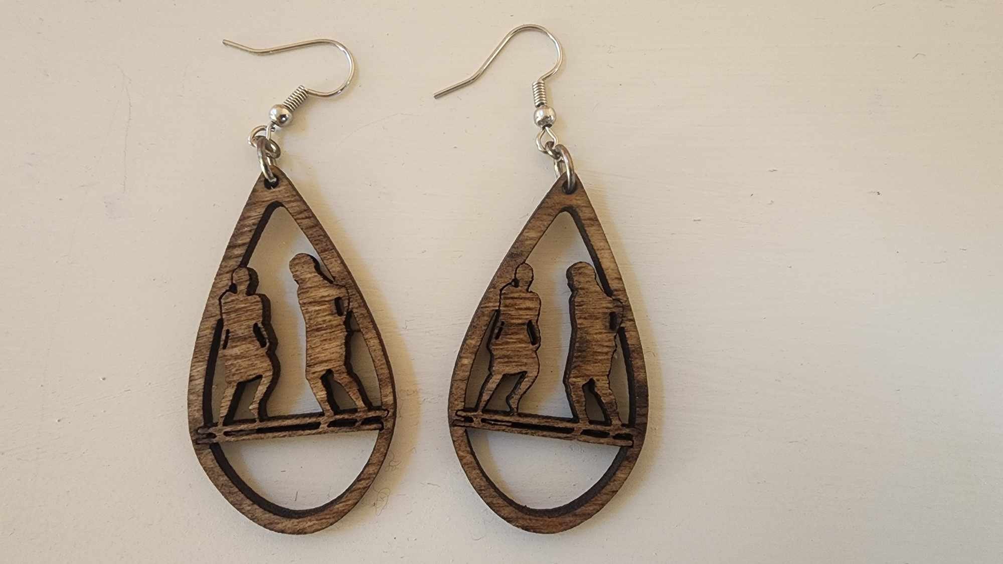 Filipiniana Earrings Filipino-inspired Tinikling Dance Earrings - Dark ...