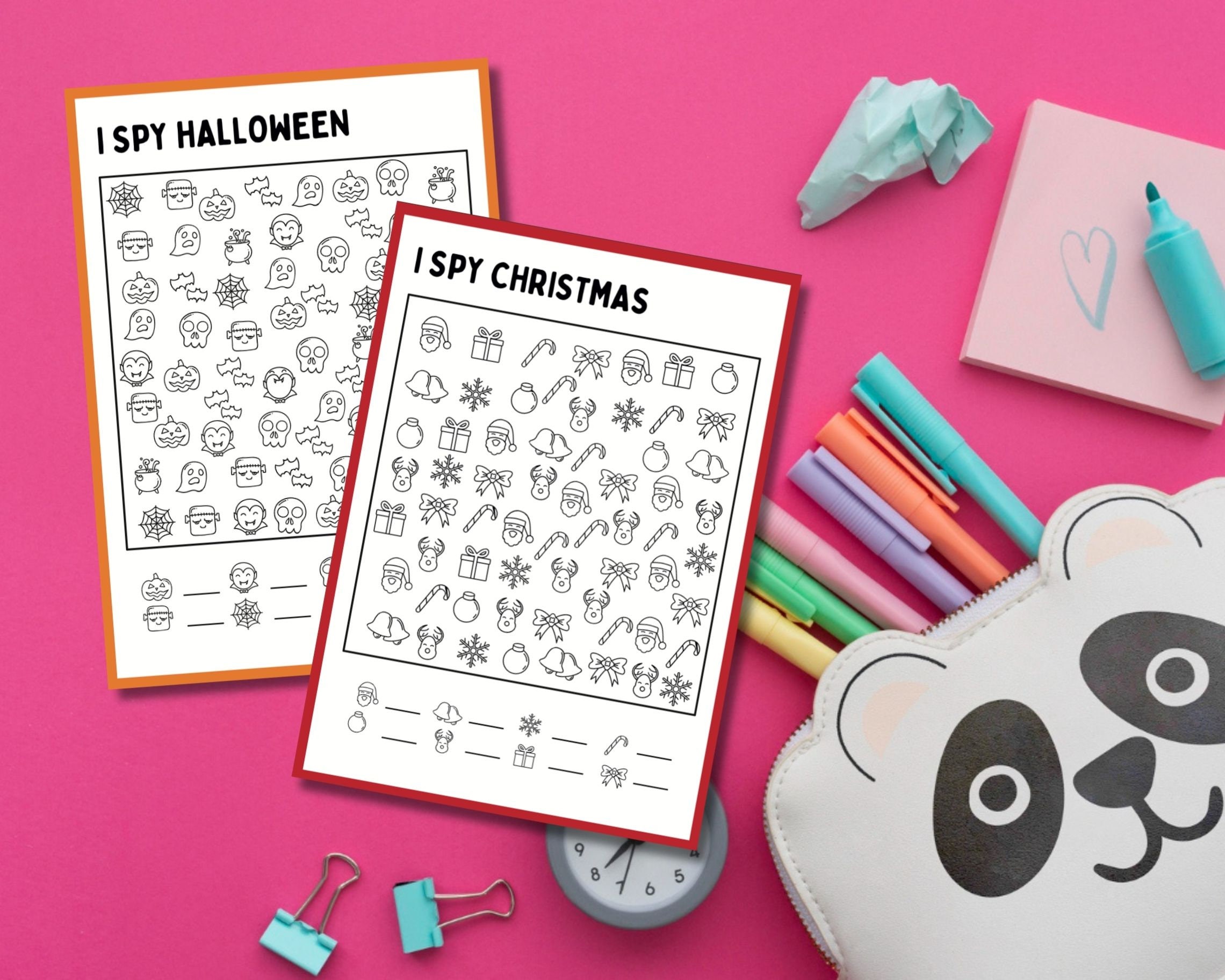 I Spy Puzzle Games for Kids, Printable I Spy Puzzle, Kids I Spy Games ...