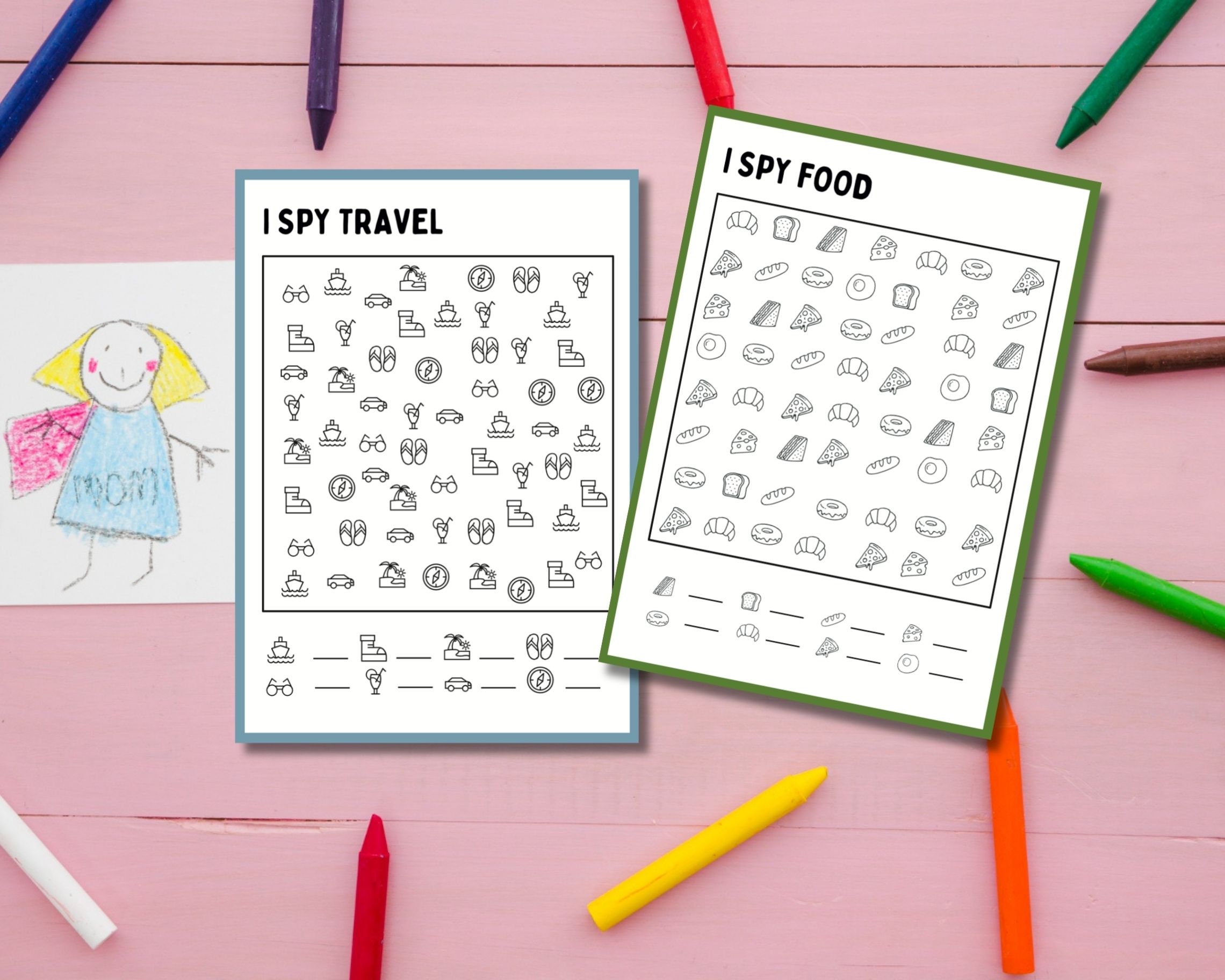 I Spy Puzzle Games for Kids, Printable I Spy Puzzle, Kids I Spy Games ...