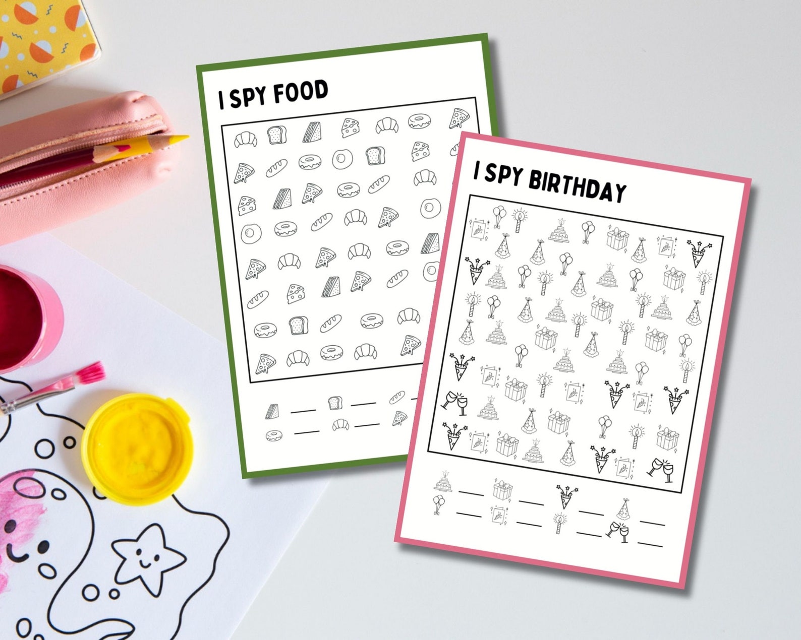 I Spy Puzzle Games for Kids, Printable I Spy Puzzle, Kids I Spy Games ...