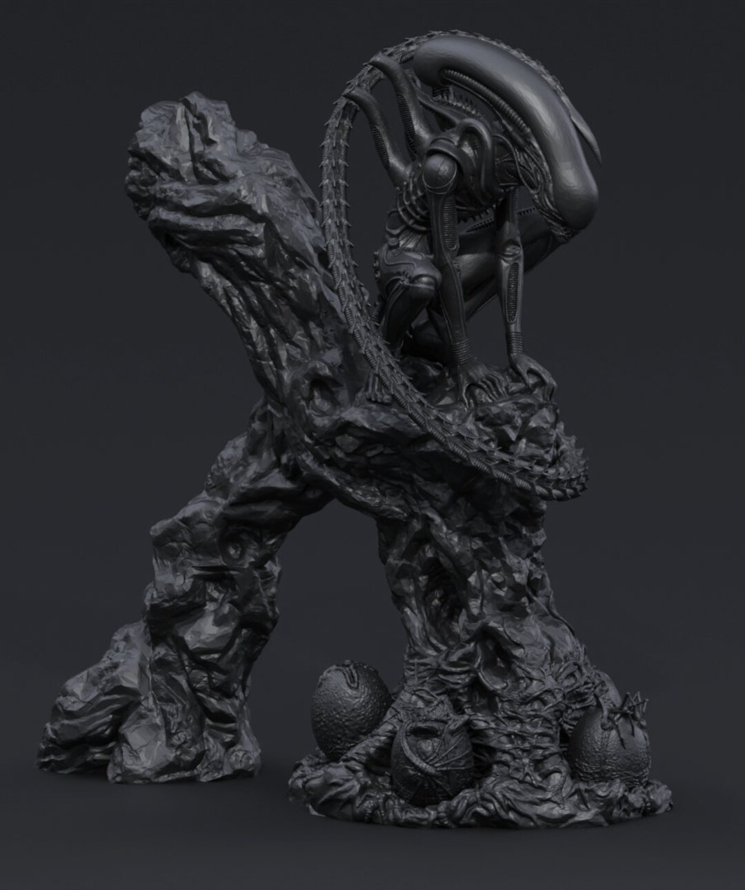 ALIEN BIG CHAP Resin Miniature Model Kit Marvel Statue Comics Unpainted ...