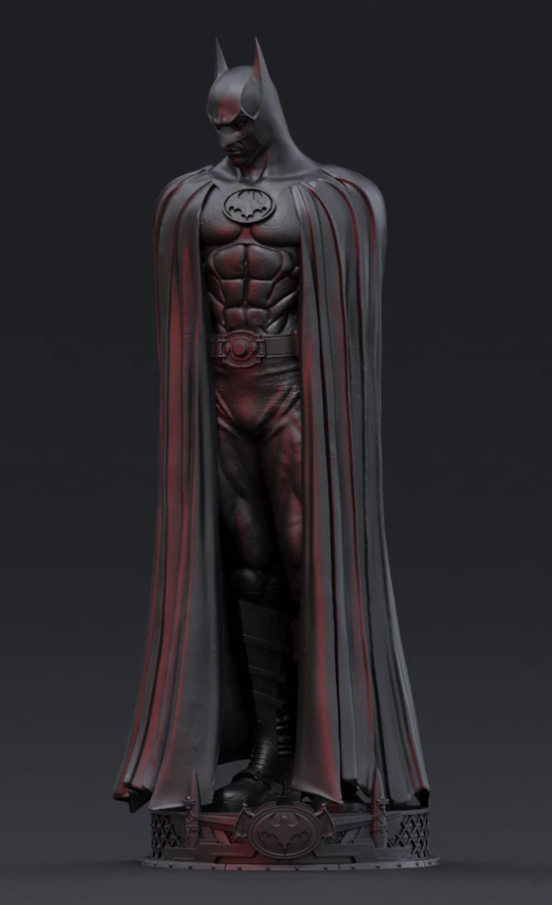 BAT 3d Print Statue Marvel Stl Model Dc Comic Hero Miniature Model Kit ...