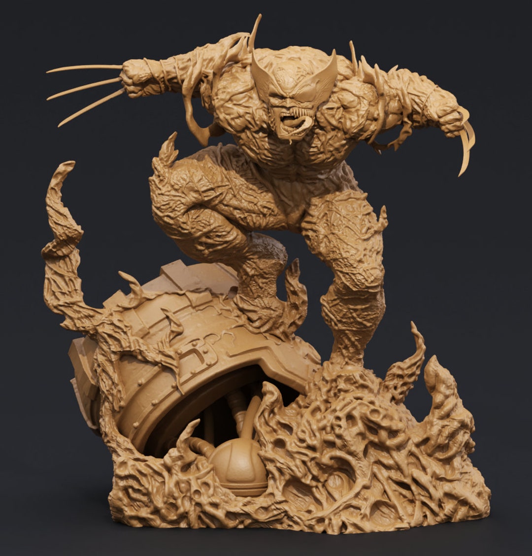 VENOM WOLVERINE Resin Miniature Dc Model Kit MARVEL Sci-fi - Etsy Australia