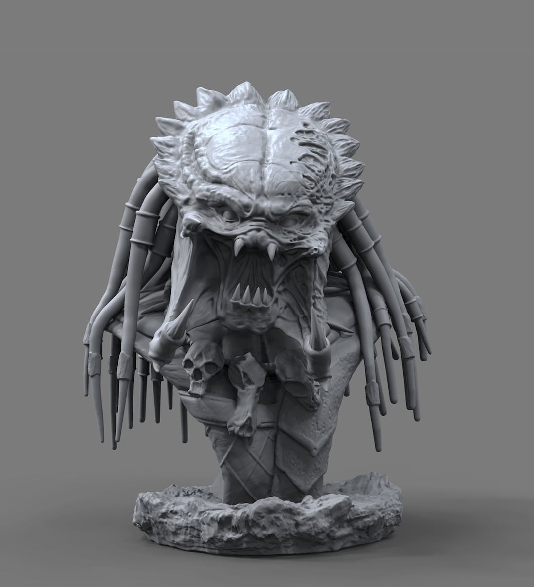 Wolf PREDATOR Bust Stl Model Dc Comic Hero Miniature Model Kit Digital ...