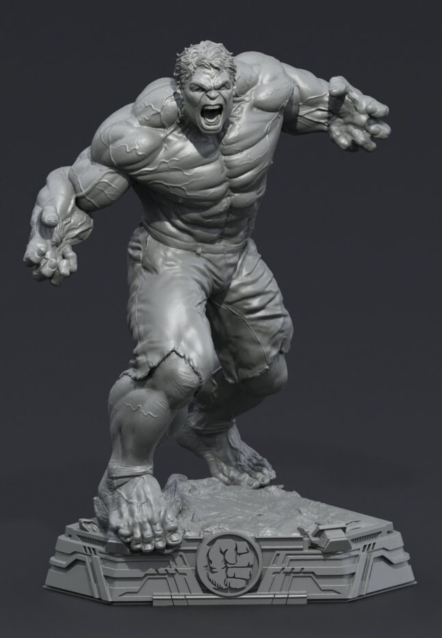 HULK Resin Miniature DC Model Kit Wargaming Hammer Sci-fi 100mmmm Model ...