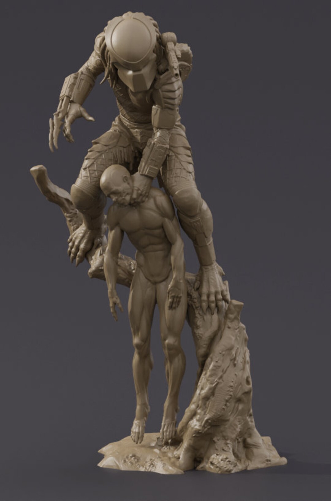 Predator 3d Print Statue Movie Stl Model Dc Comic Hero Miniature Model ...