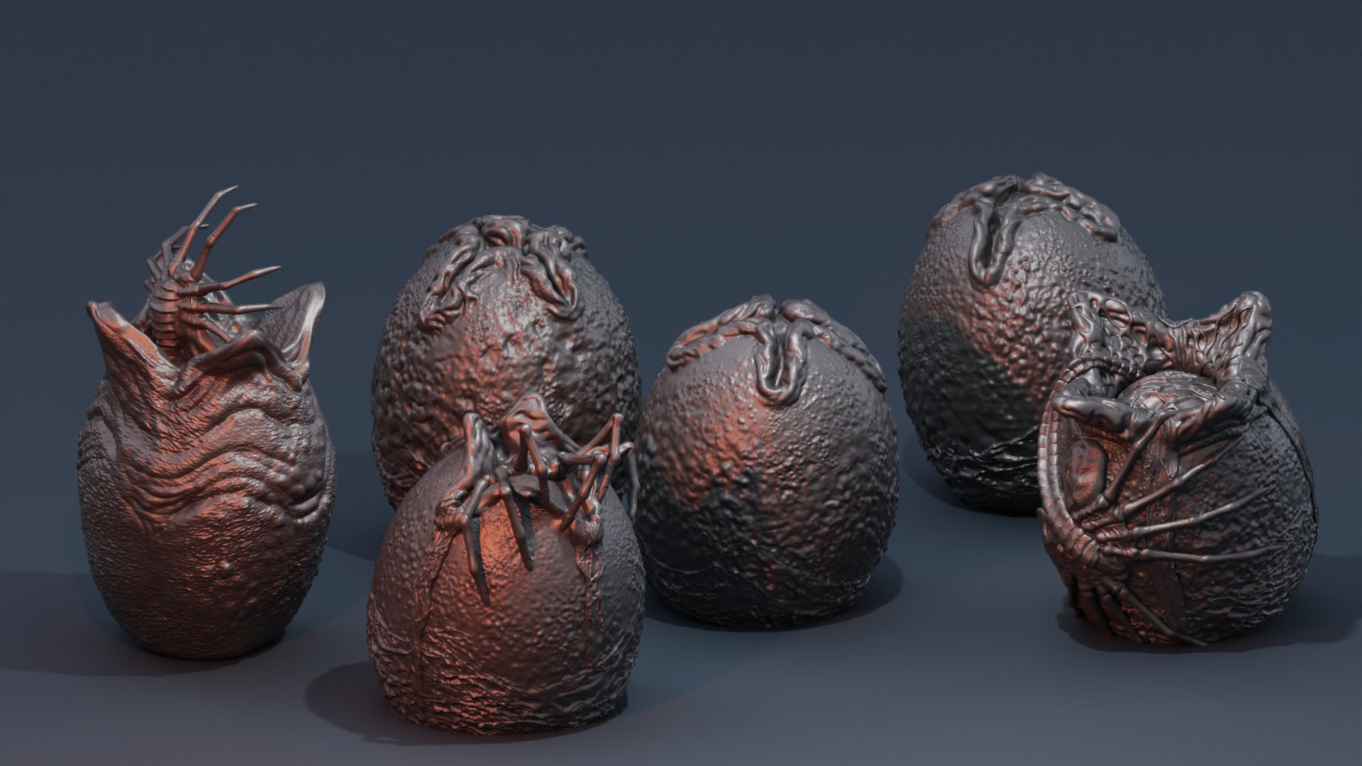 ALIEN EGGS 3d Print Statue Nemesis Stl XENOMORPH for Basing and Rpg ...