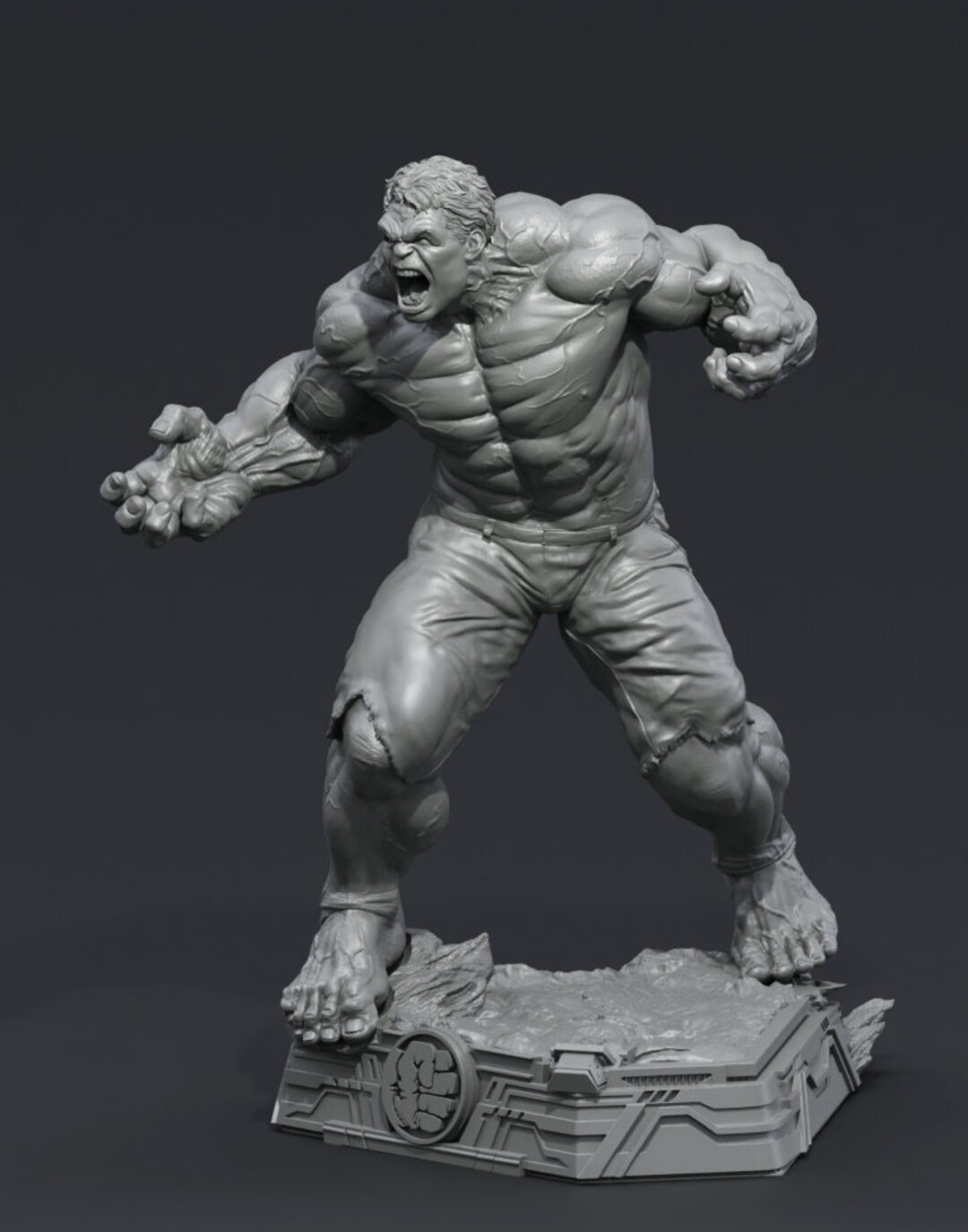 HULK Resin Miniature DC Model Kit Wargaming Hammer Sci-fi 100mmmm Model ...