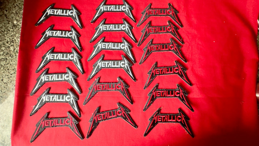 Embroidered METALLICA PATCHES - Etsy
