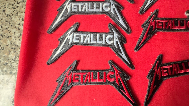Embroidered METALLICA PATCHES - Etsy