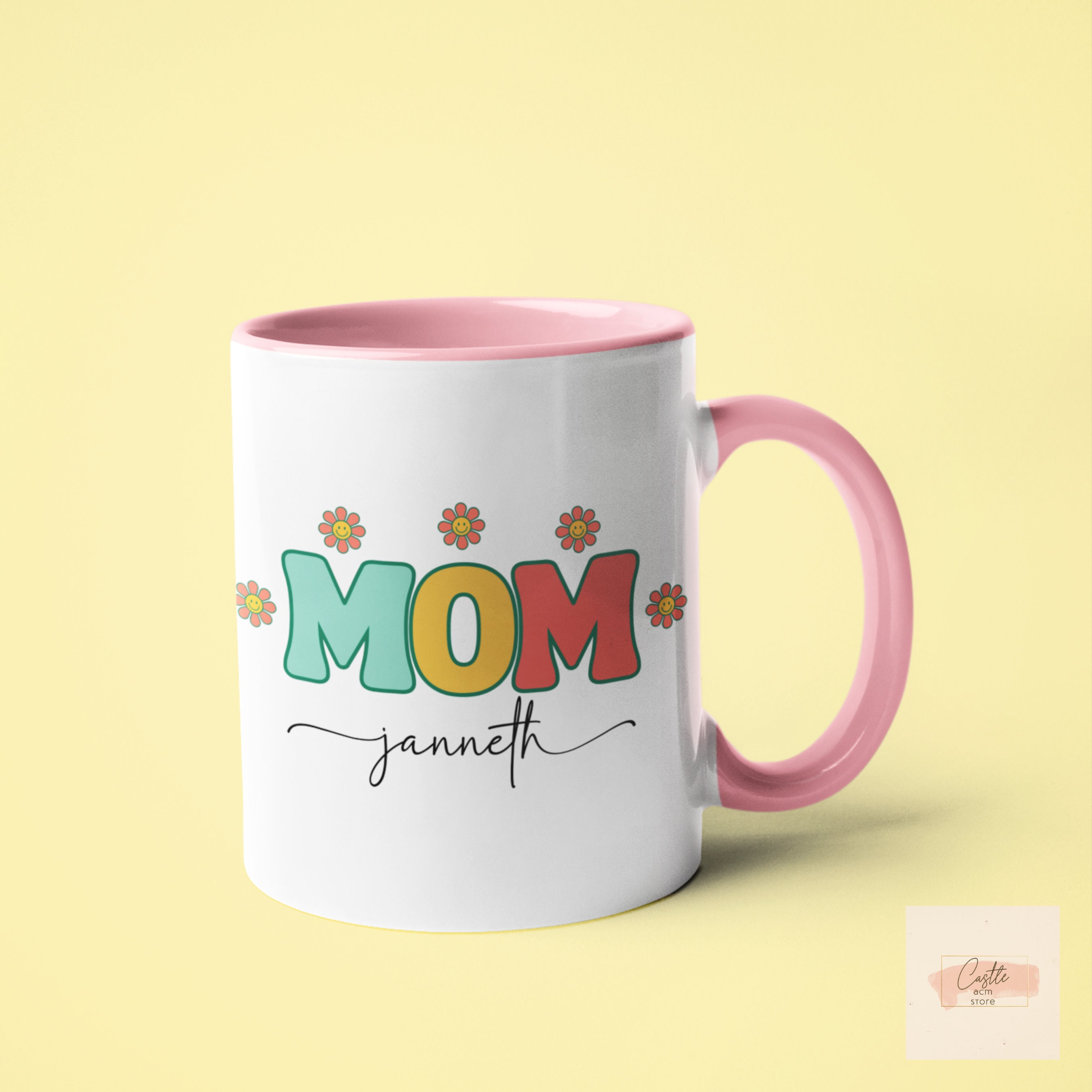 Personalized Mom Mug,custom Mom Mug,mom Birthday Gift for Mom,gift ...