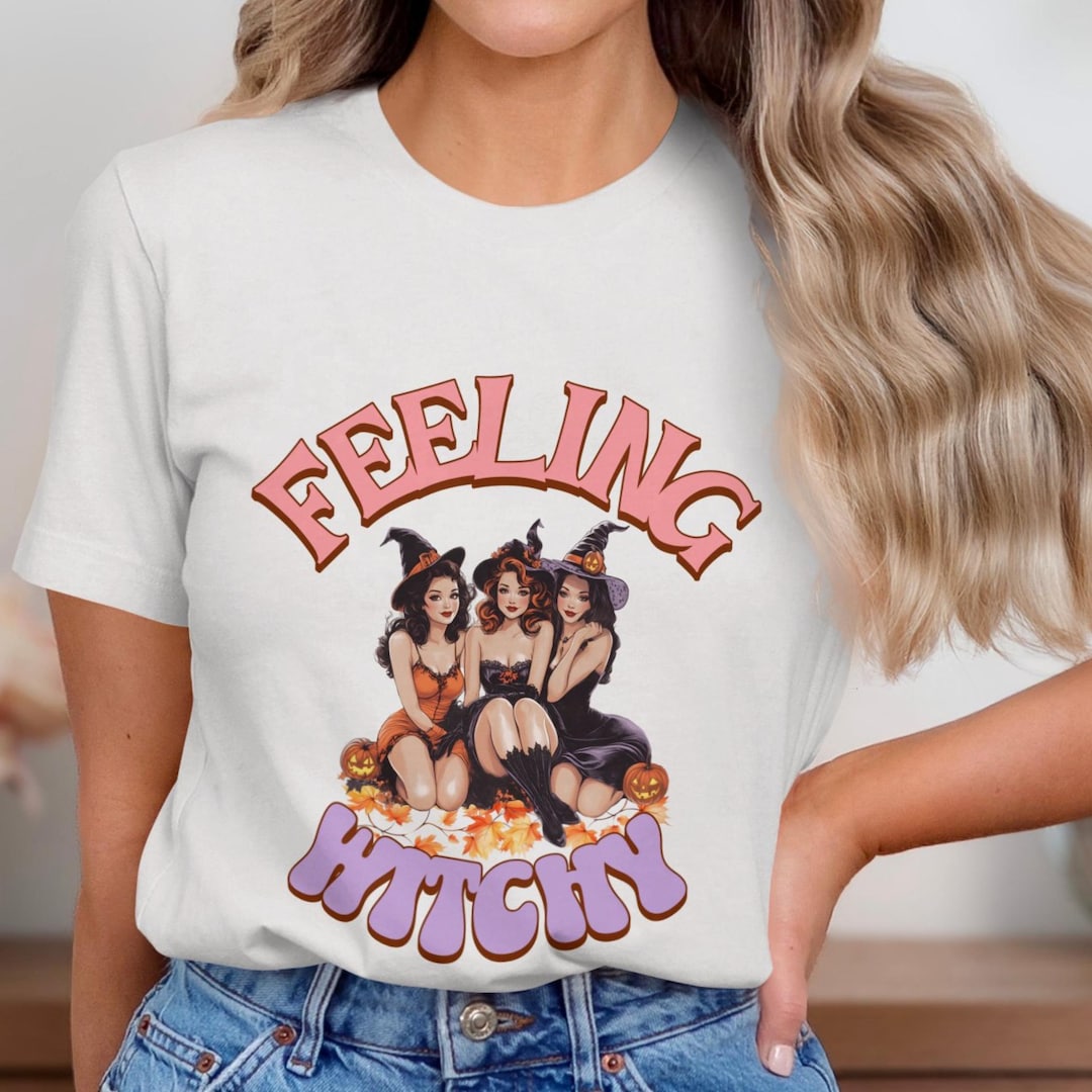 Feeling Witchy PNG: Halloween Witches Squad Design (digital Download ...