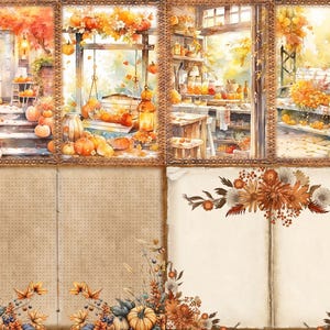 Whimsical Autumn Junk Journal Kit, Cosy Fall Junk Journal Scrapbook Kit ...