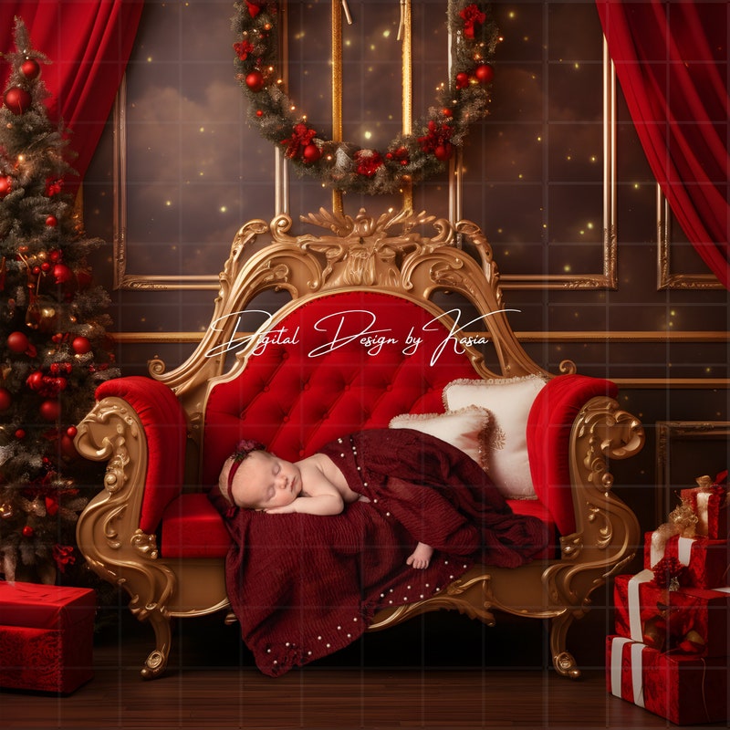Christmas Digital Backdrop - Etsy