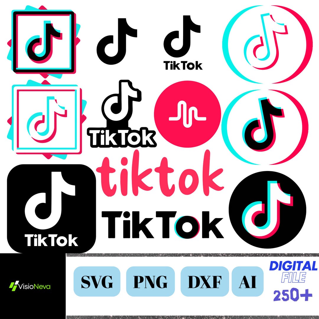 Trendy Tik-tok SVG PNG Bundle, Cricut Designs (digital Download) - Etsy