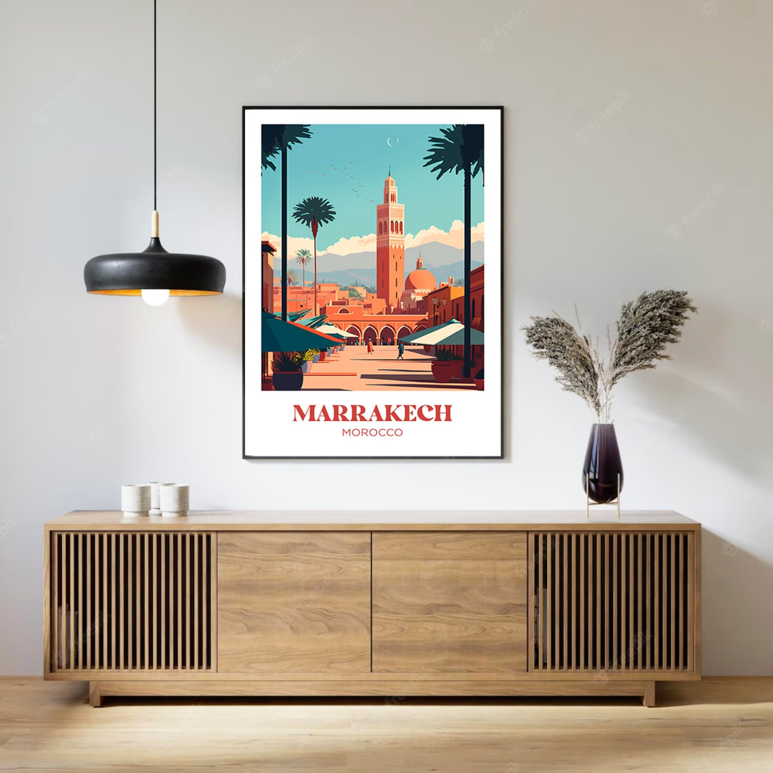 Marrakesh Travel Poster, Marrakesh Wall Art Print,tahiti Painting ...