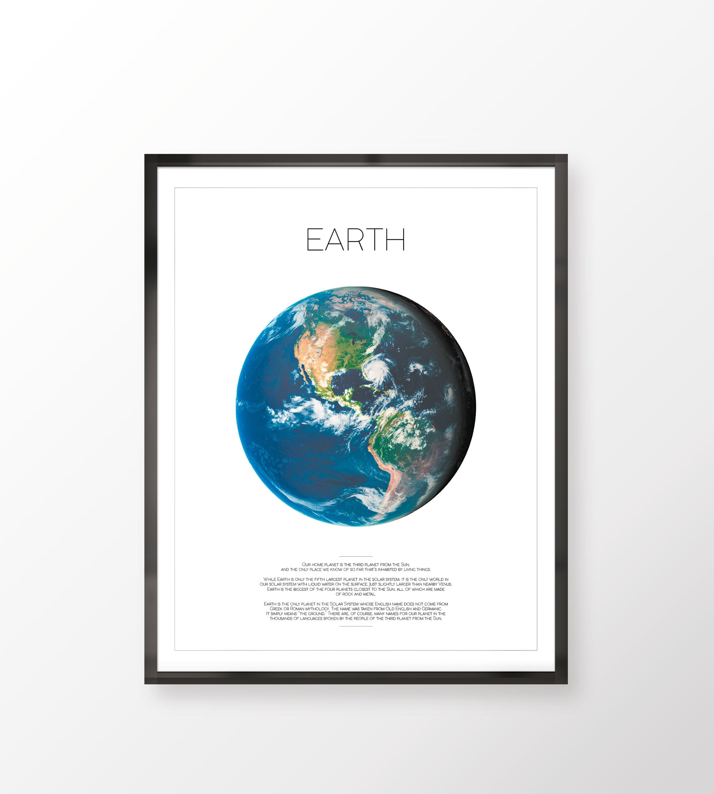 Geo Graphix Planet Earth Universe Series Decorative World - Etsy