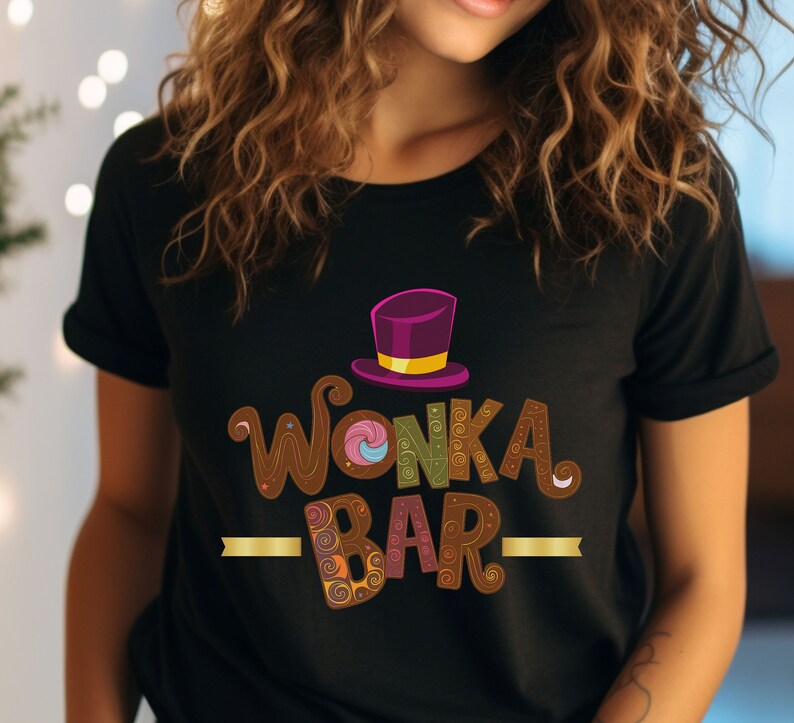 Wonka Bar Shirt, Willy Wonka Shirt, Wonka Shirt, Willy Wonka and the ...