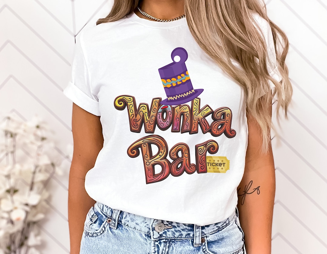 Wonka Bar Shirt, Willy Wonka Shirt, Wonka Shirt, Willy Wonka and the ...