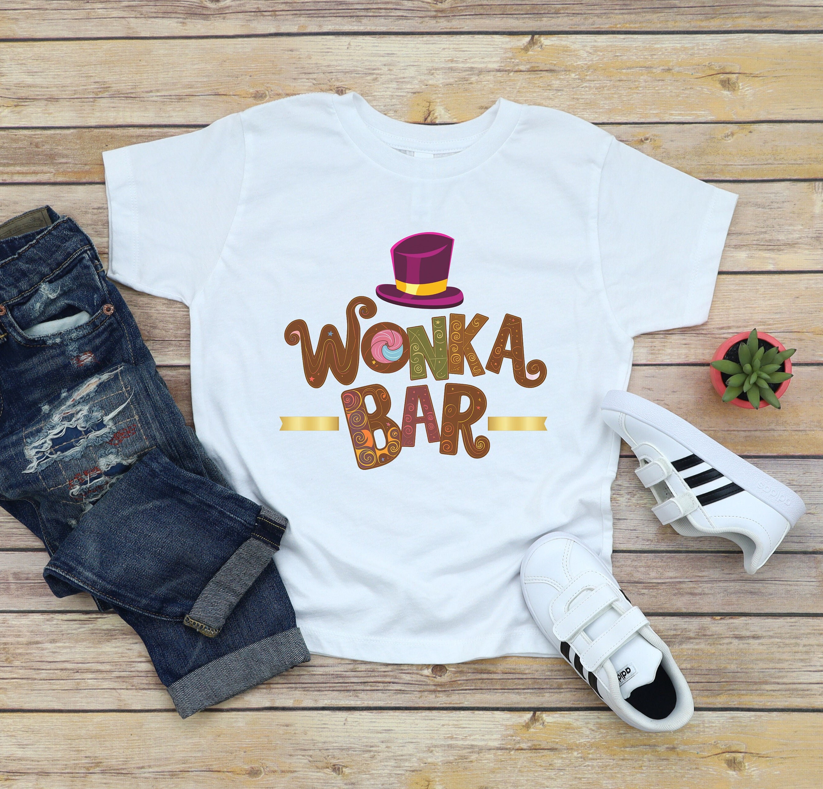 Wonka Bar Kid Shirt, Willy Wonka Kid Shirt, Wonka Kid Shirt, Willy ...