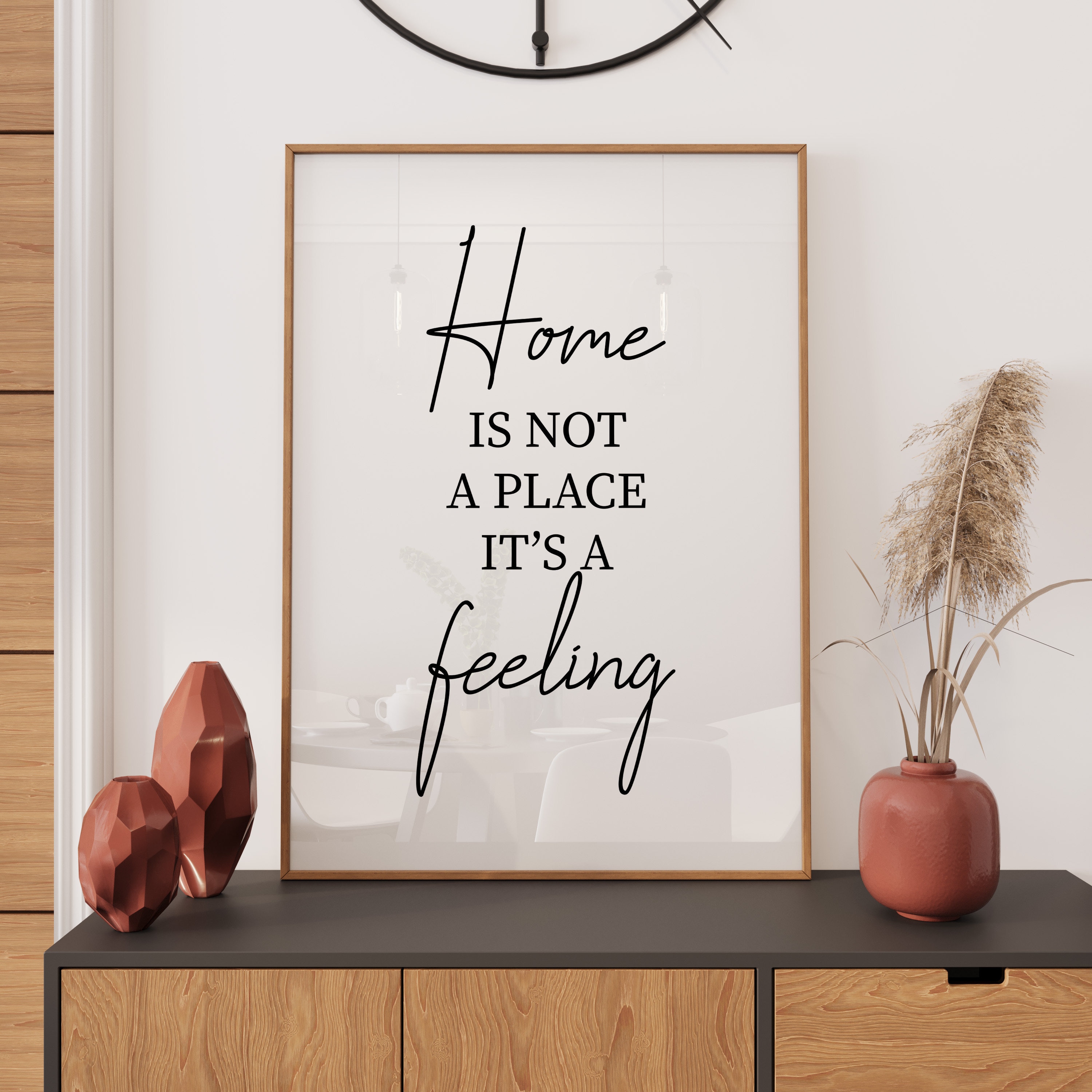 PRINTABLE Home is a Feeling Poster, Ideal for Mental Health Awareness ...