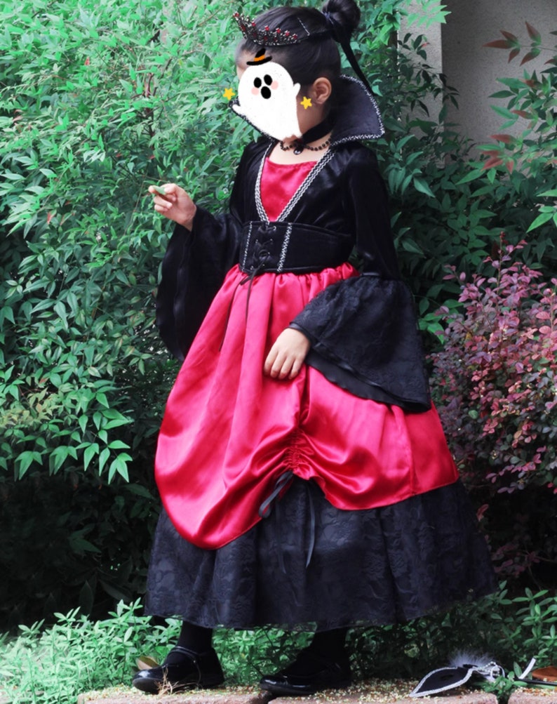 Halloween Girls' Gothic Dark Vampire Princess Cosplay - Etsy