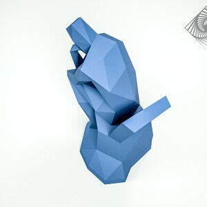 Thinker. Digital Templates in PDF for Paper Low-poly Sculpture - Etsy