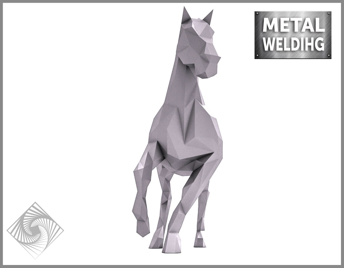 Caballo dibujos en formato DXF y PDF para soldadura de chapa - Etsy España