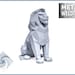 Cat. Digital Templates in PDF for Paper Low-poly Sculpture - Etsy